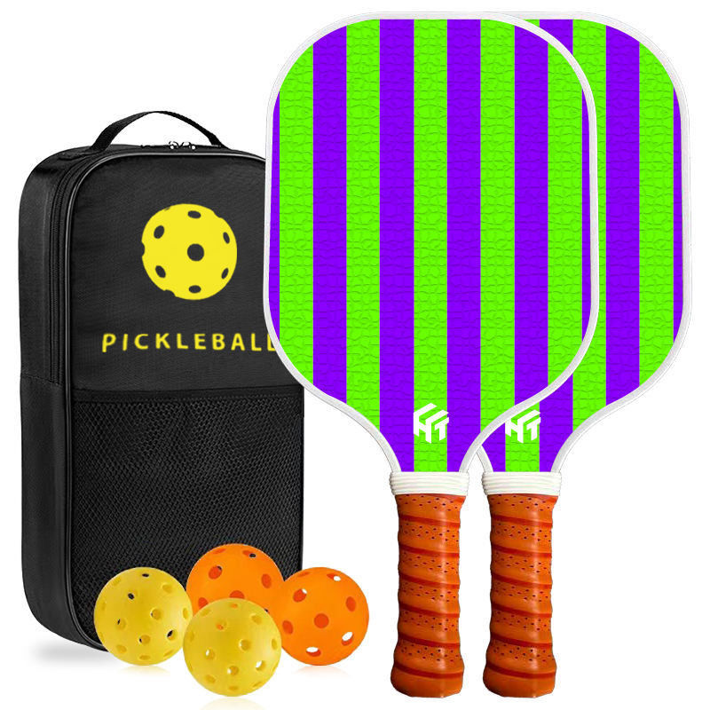 Custom PP Honeycomb Core Fiberglass Pickleball Set 4 Pickleballs And 2 ...