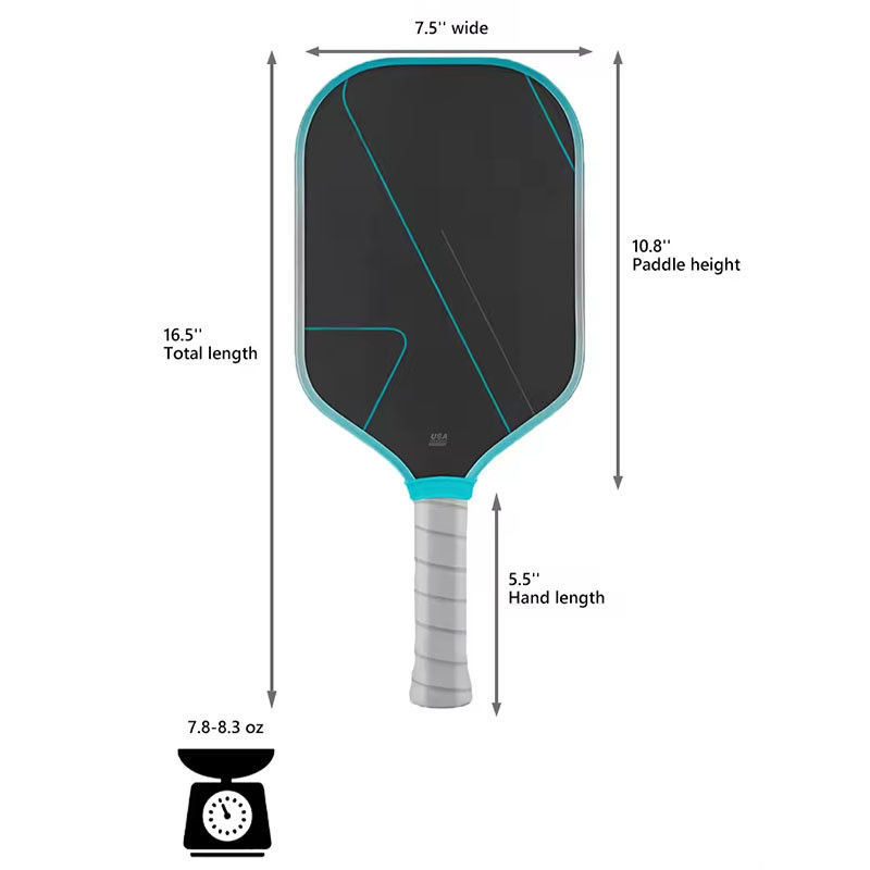Thermoformed Carbon Fiber Pickleball Racket Custom LOGO With Propulsion ...