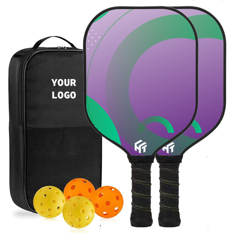 Custom Pickleball Paddle Set Graphite Carbon Fiber and Honeycomb Core ...